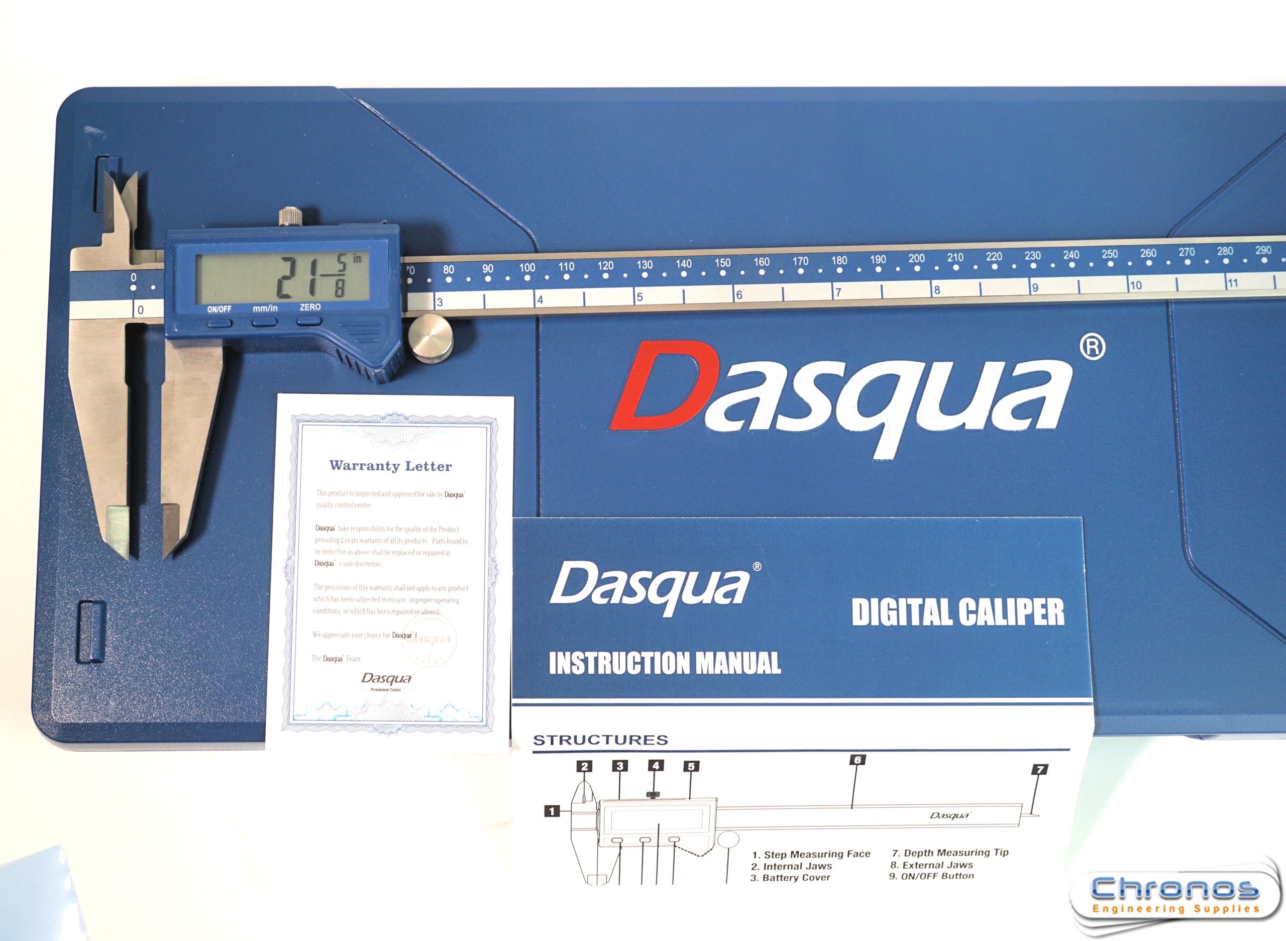 Dasqua Industrial Heavy Duty Digital caliper 0-500 mm / 0-20"