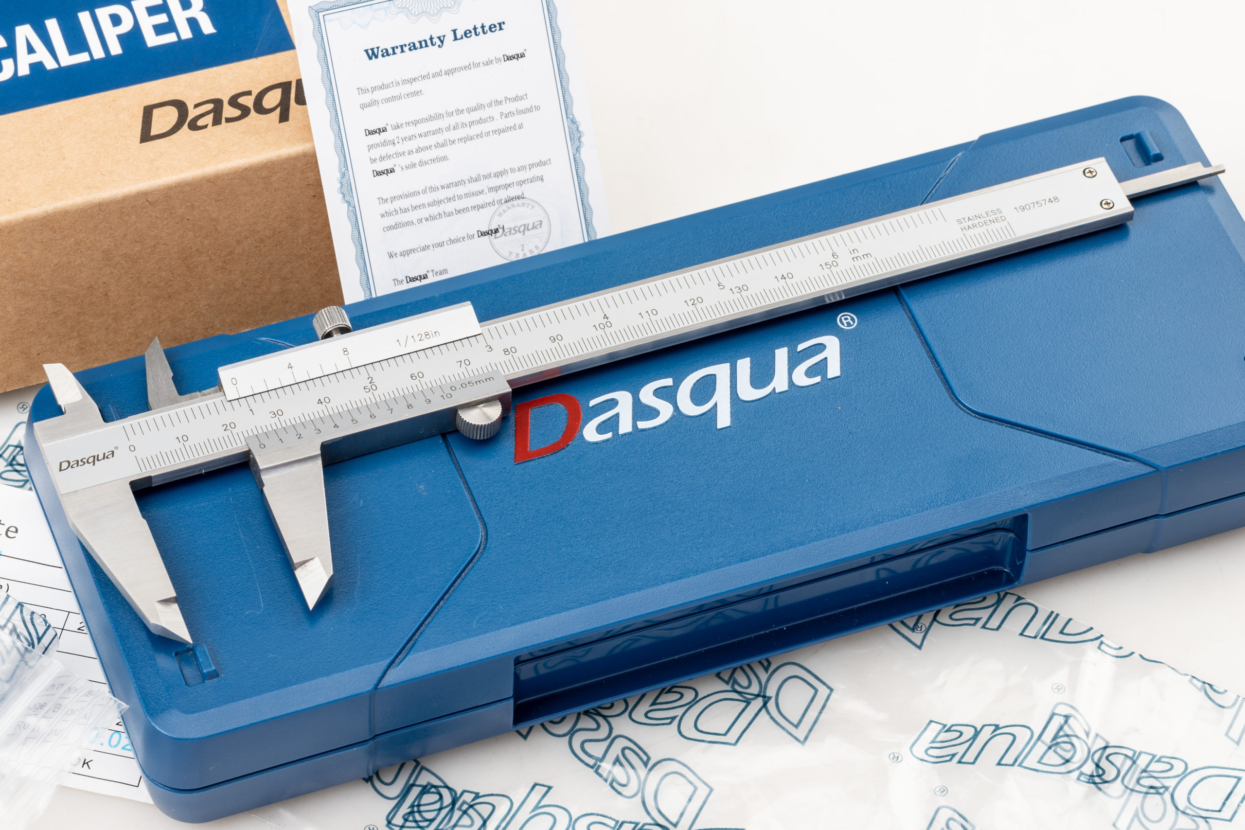 Dasqua Vernier Caliper (Monoblock) 0 - 150 mm / 0 - 6"