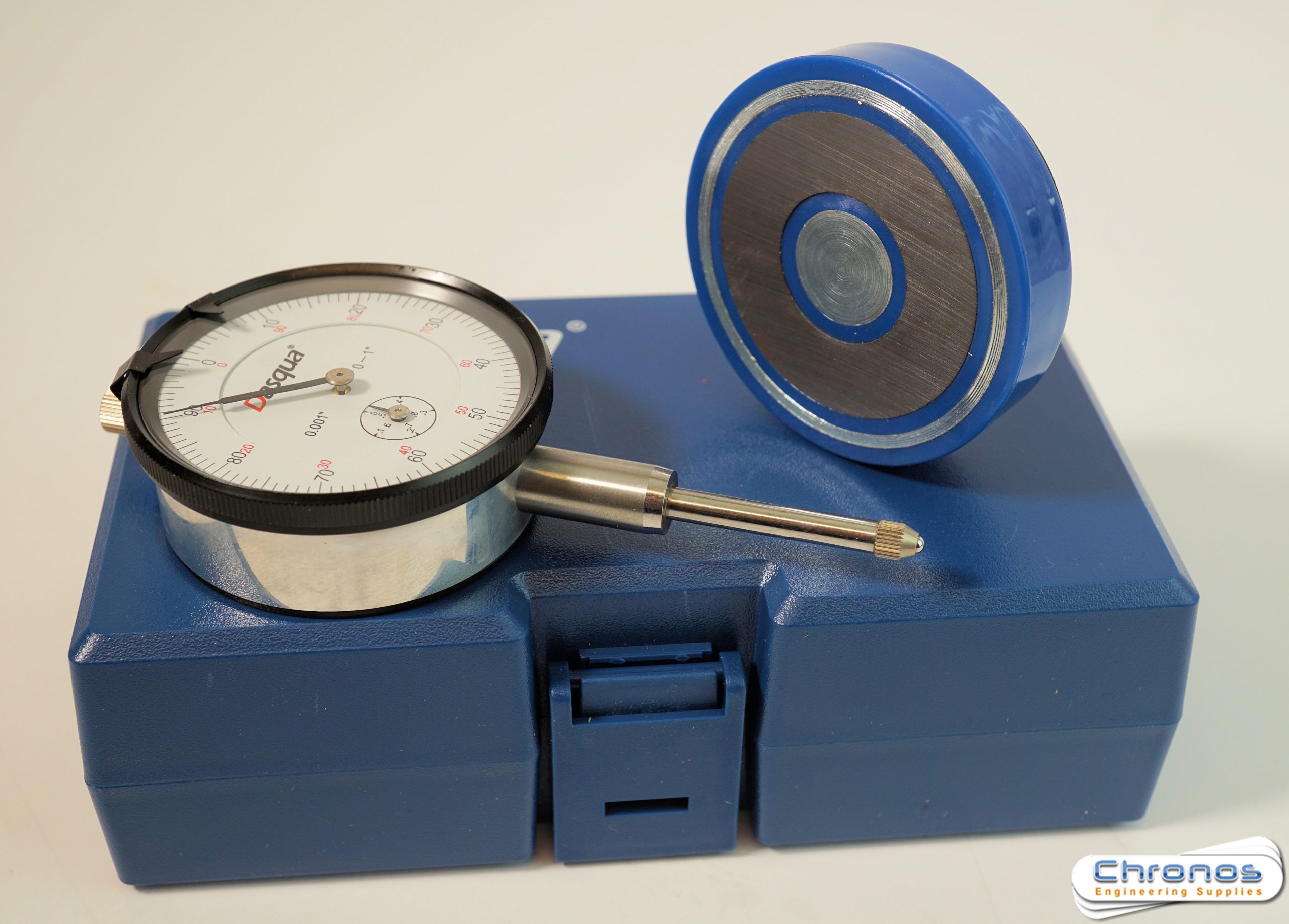 Dasqua Mini Dial Gauge 0 - 3 mm x 0.01 mm With Lug