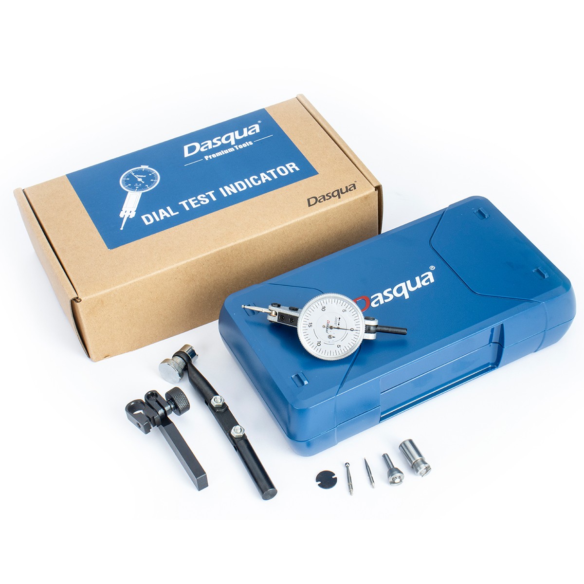 Dasqua Imperial Dial Test Indicator with Twice the Range Plus Holders