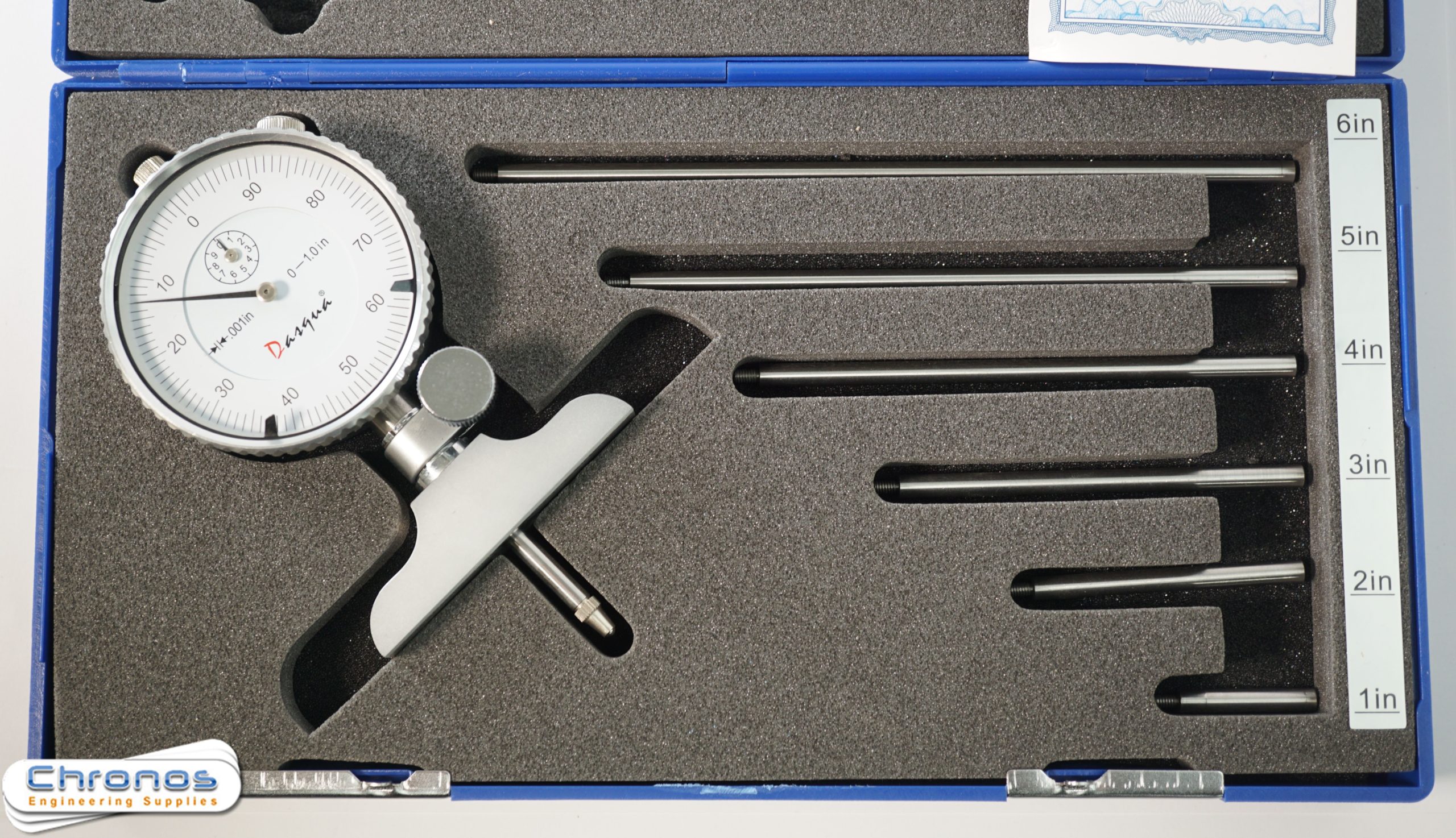 Dasqua Telescopic Bore Gauge Set 5/16 - 6"- Up to 6" Depth