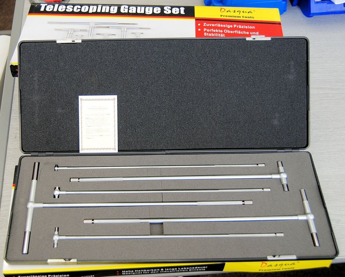 Dasqua Telescopic Bore Gauge Set 5/16 - 6" Long Reach