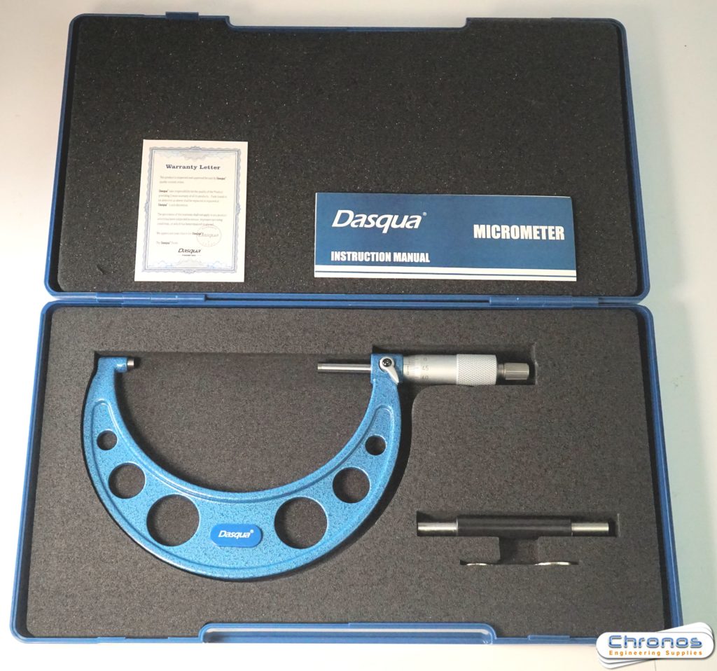 Dasqua 100 - 125 mm x 0.01 mm Outside Micrometer