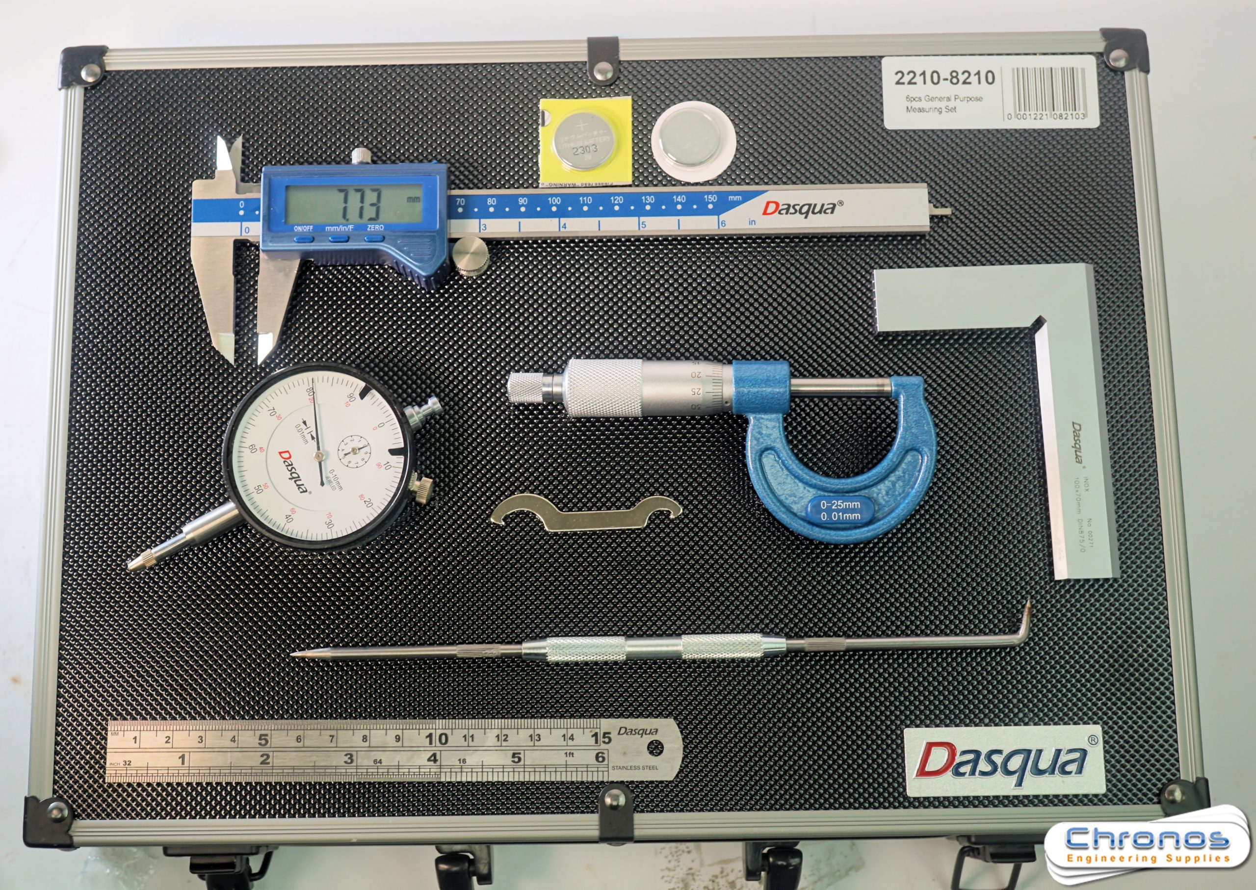 Dasqua 6pc Premium Precision Measuring Set - Dasqua Tools (Chronos)