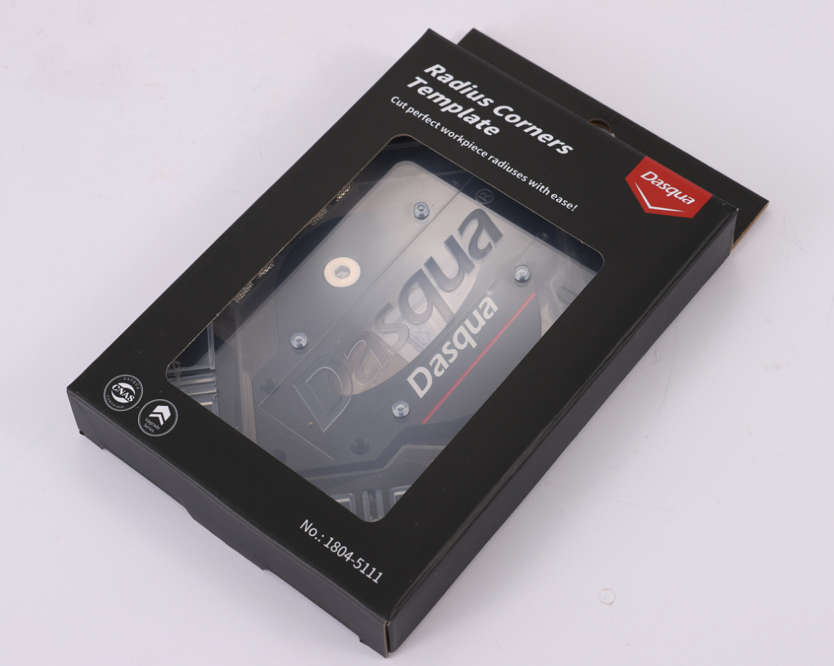 Dasqua Black-Red Plus Corner Radius Template Imperial - Dasqua Tools ...