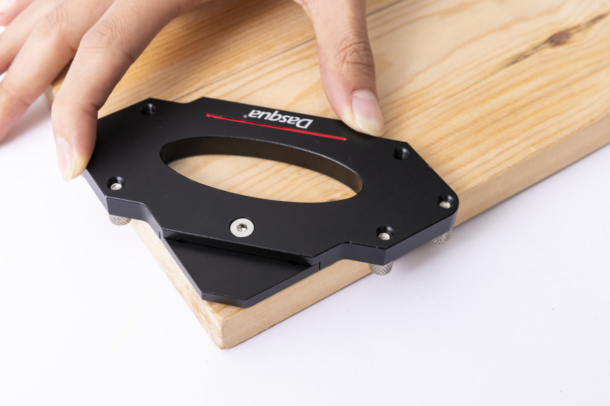 Dasqua Black-Red Plus Corner Radius Template Metric - Dasqua Tools ...