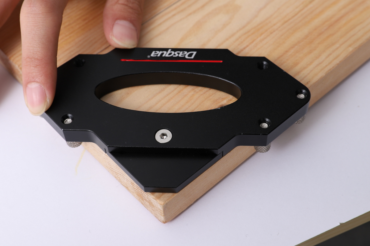 Dasqua Black-Red Plus Corner Radius Template Metric - Dasqua Tools ...