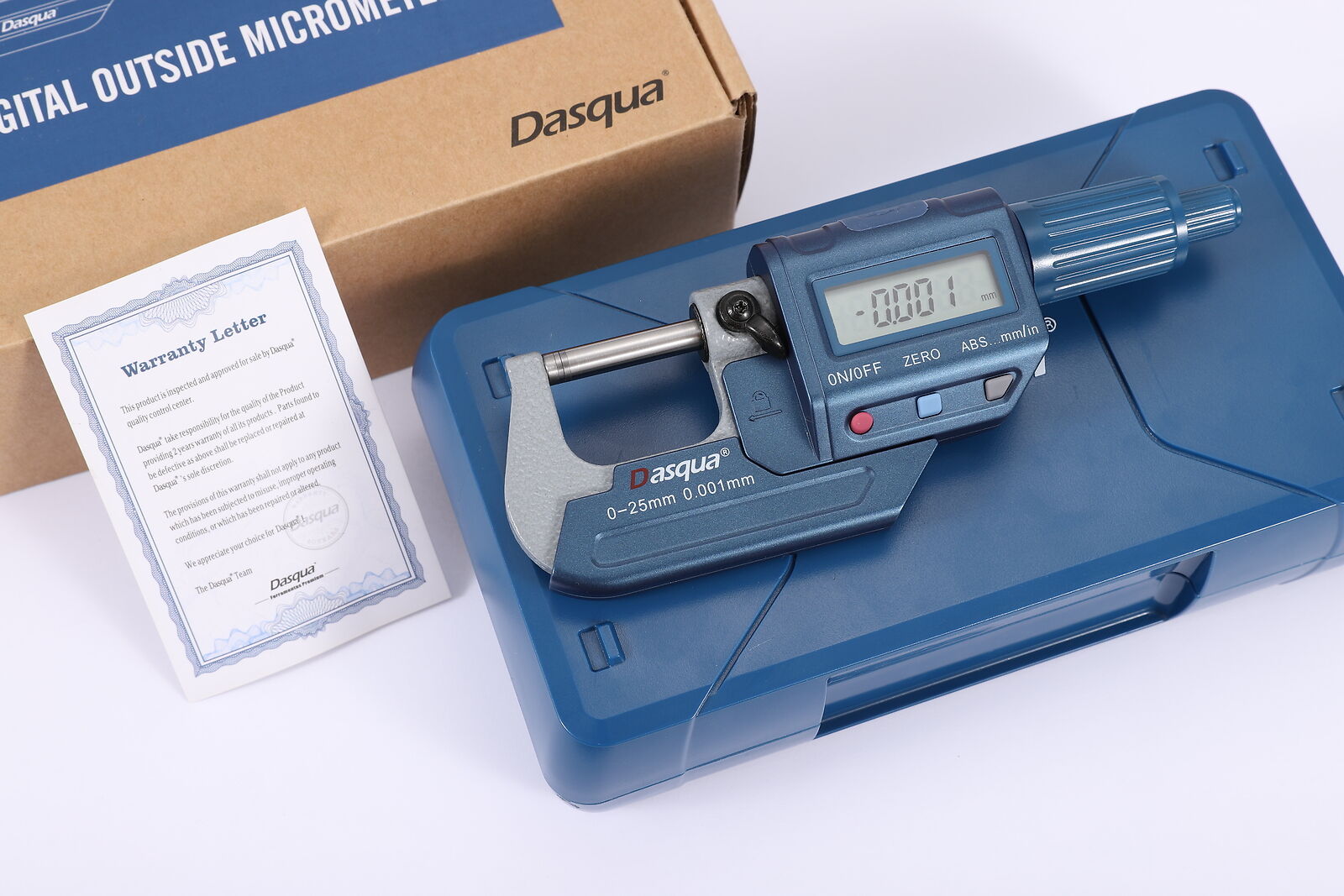 Dasqua 25-50 mm / 1-2" Digital Micrometer