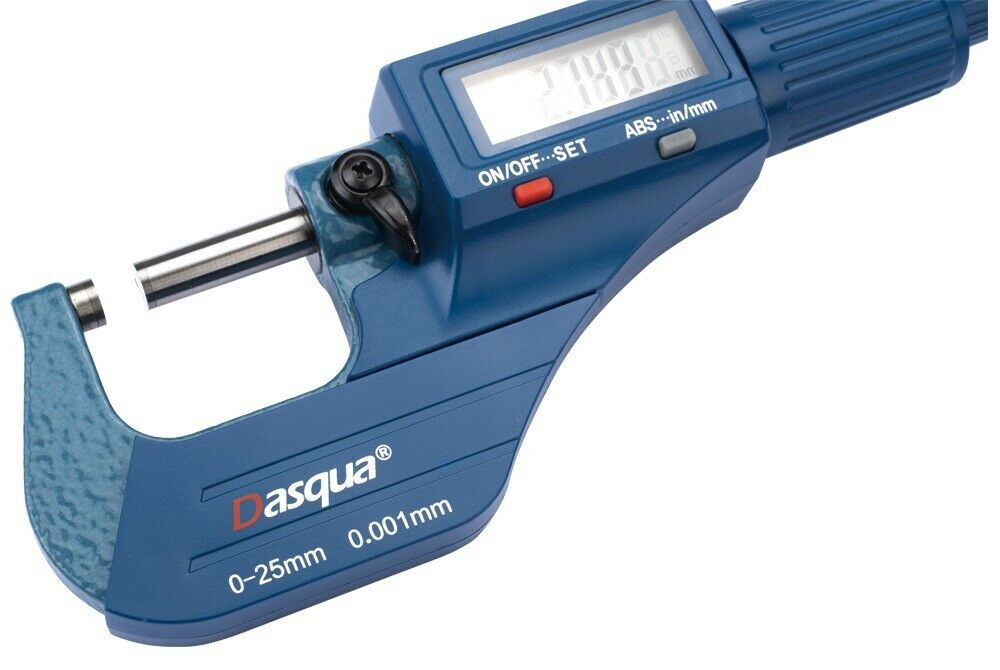 Dasqua 25-50 mm / 1-2" Digital Micrometer
