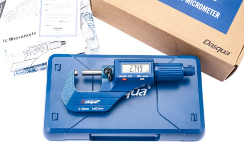 Dasqua 0-25 mm / 0-1" Digital Micrometer