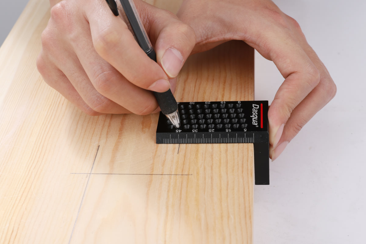 Dasqua Black-Red Plus L-Pocket Marking Ruler 1804-5551 - Dasqua Tools ...